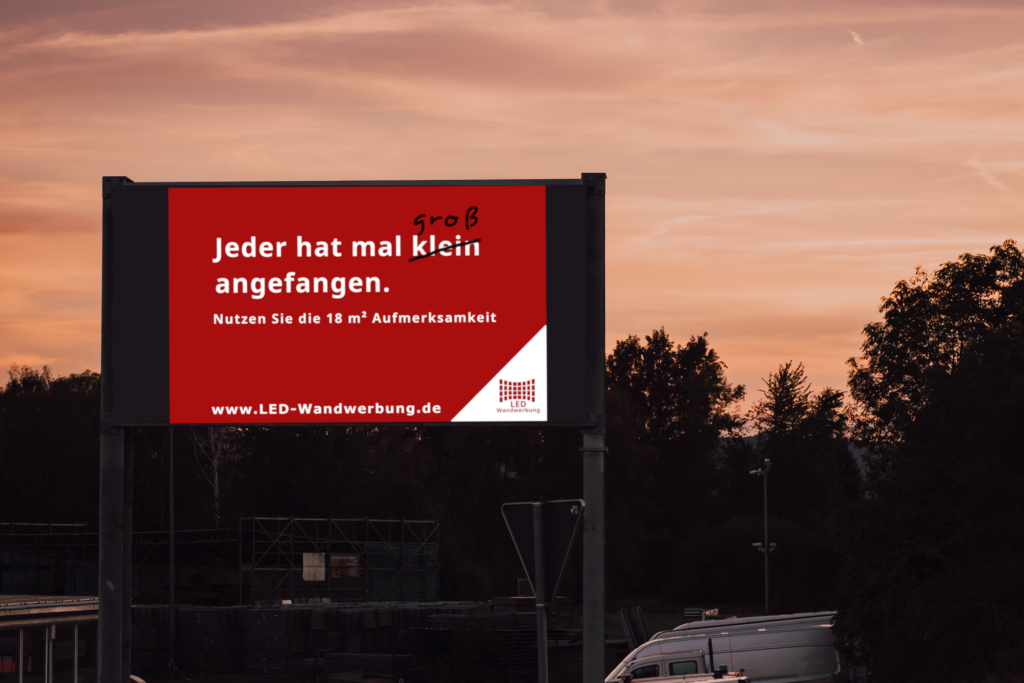 LED Wand Werbung Gerstungen